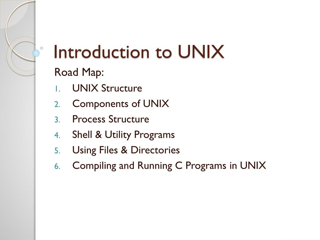 PPT - Introduction to UNIX PowerPoint Presentation, free download - ID ...