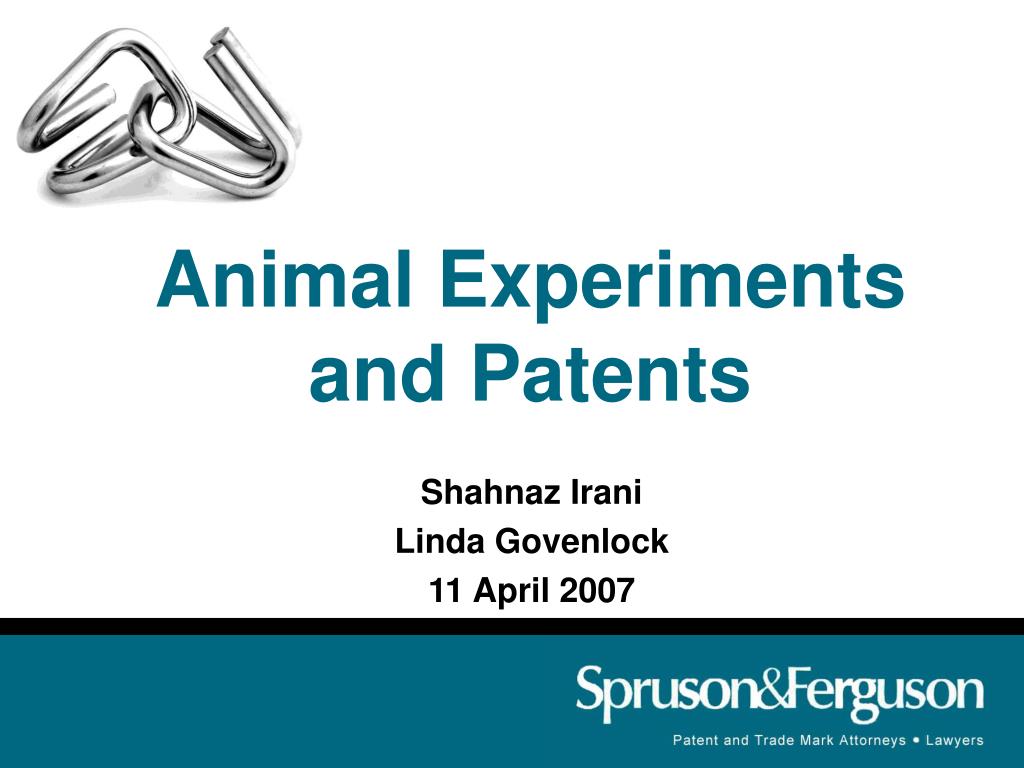 PPT - Animal Experiments and Patents PowerPoint Presentation, free ...