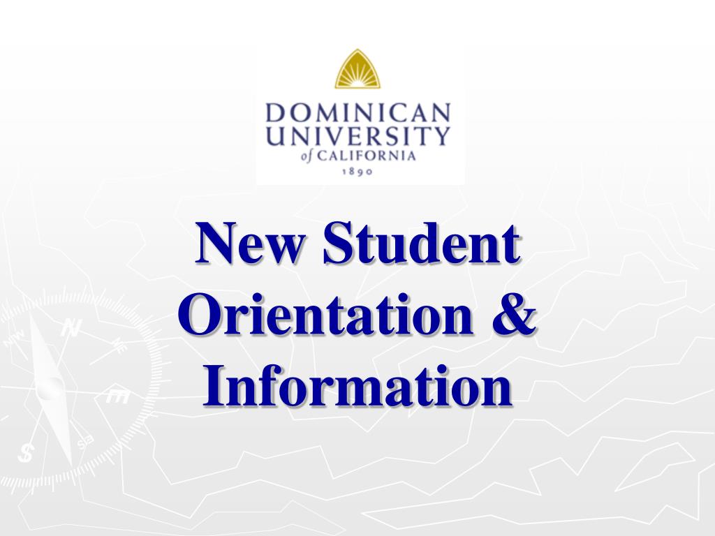 PPT - New Student Orientation & Information PowerPoint Presentation ...