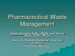 PPT - Pharmaceutical Waste PowerPoint Presentation, free download - ID:1028782