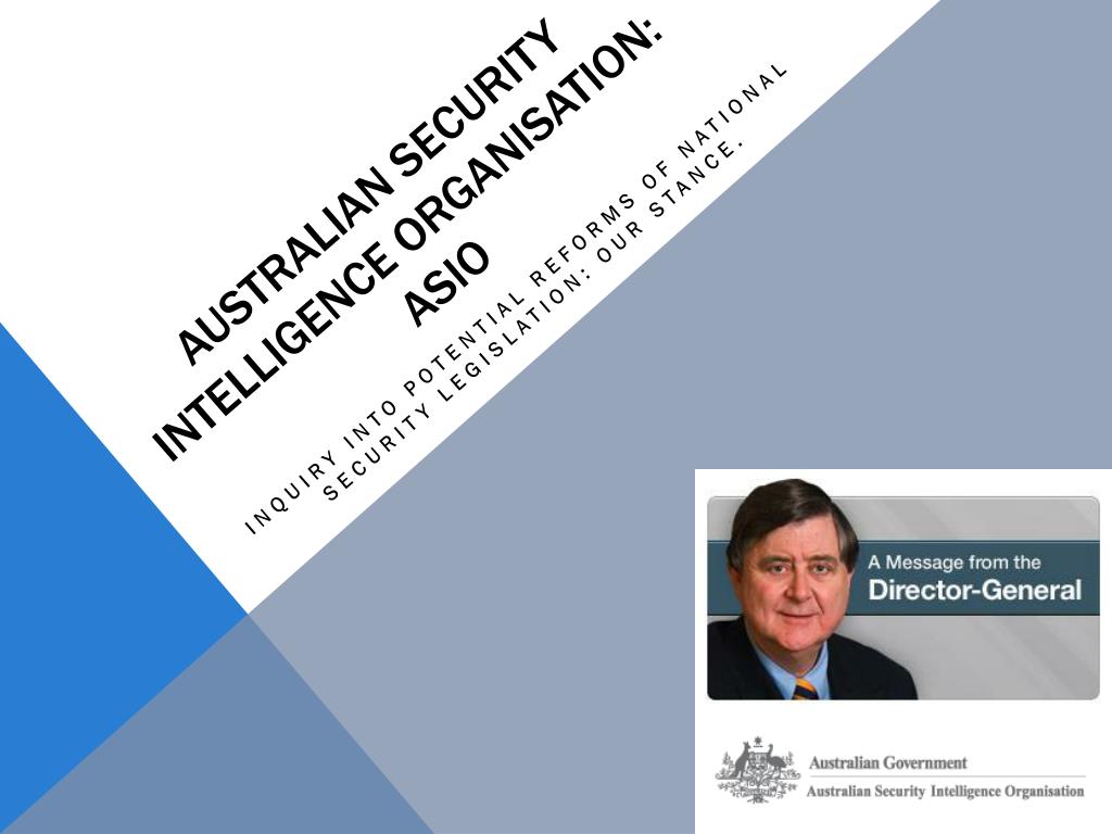 PPT - Australian security intelligence organisation : aSIO PowerPoint ...