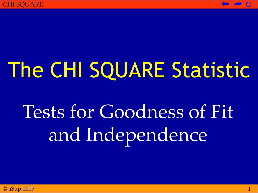 PPT - The CHI SQUARE Statistic PowerPoint Presentation, free download ...