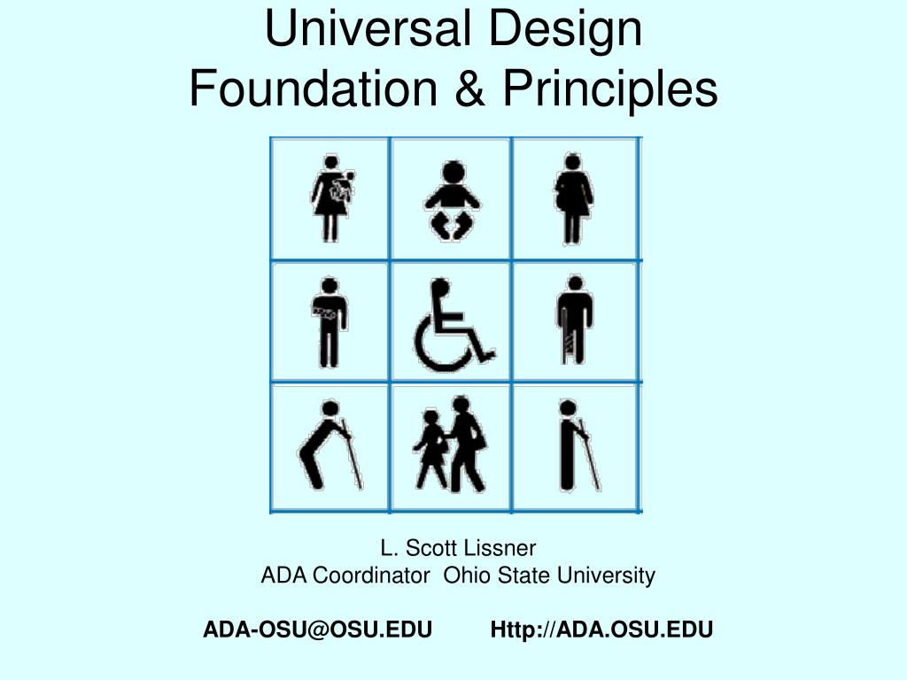 PPT - Universal Design Foundation & Principles PowerPoint Presentation ...