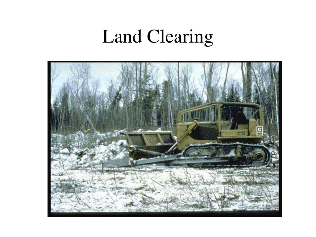 PPT - Land Clearing PowerPoint Presentation, free download - ID:3958311