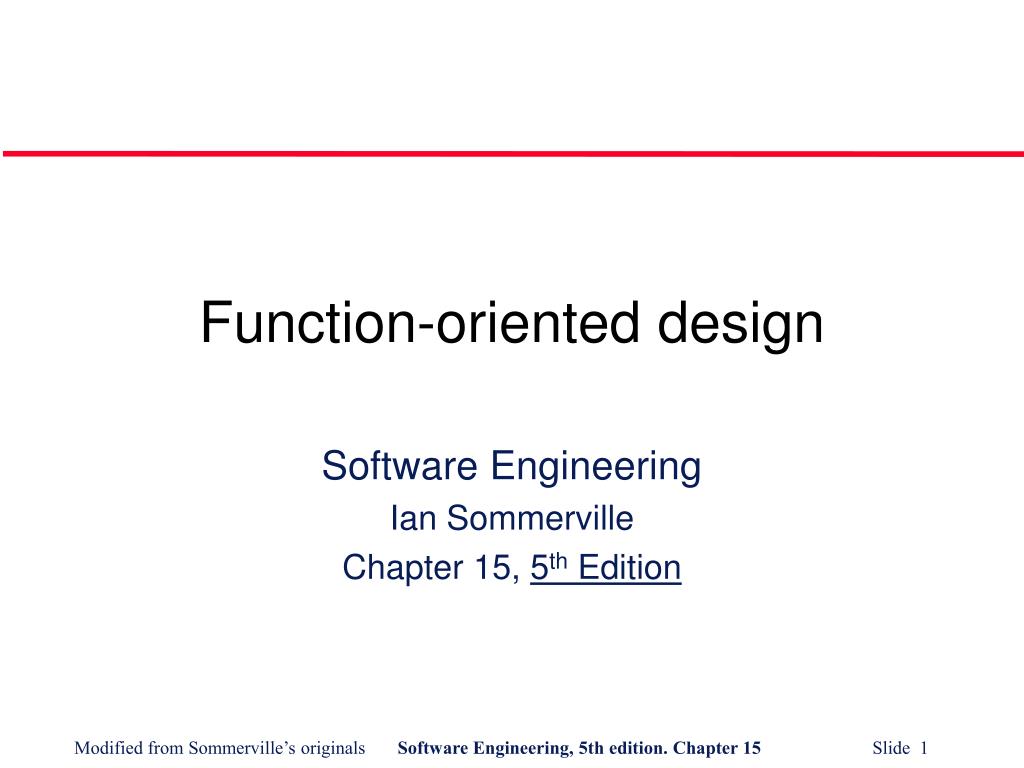 PPT - Function-oriented design PowerPoint Presentation, free download ...