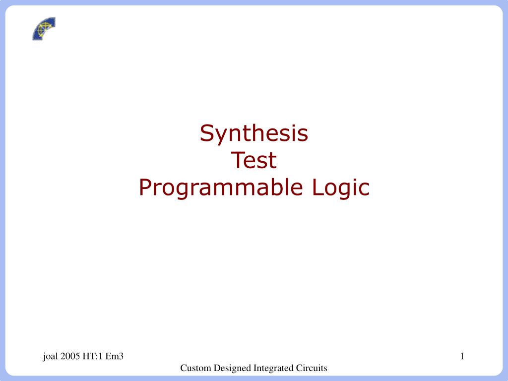 PPT - Custom Integrated Circuits: RTL Synthesis and Design Constraints PowerPoint Presentation ...