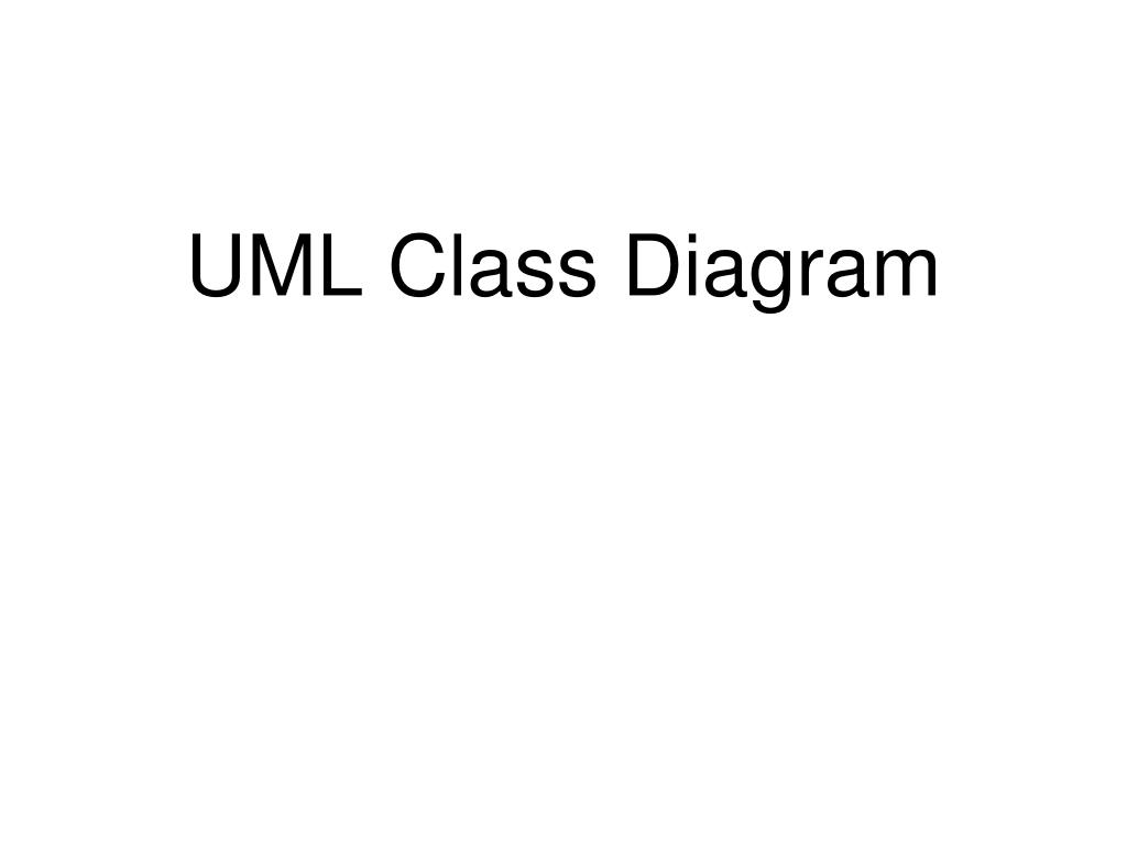 PPT - UML Class Diagram PowerPoint Presentation, free download - ID:3962134