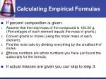 PPT - Calculating Empirical Formulas PowerPoint Presentation, free ...