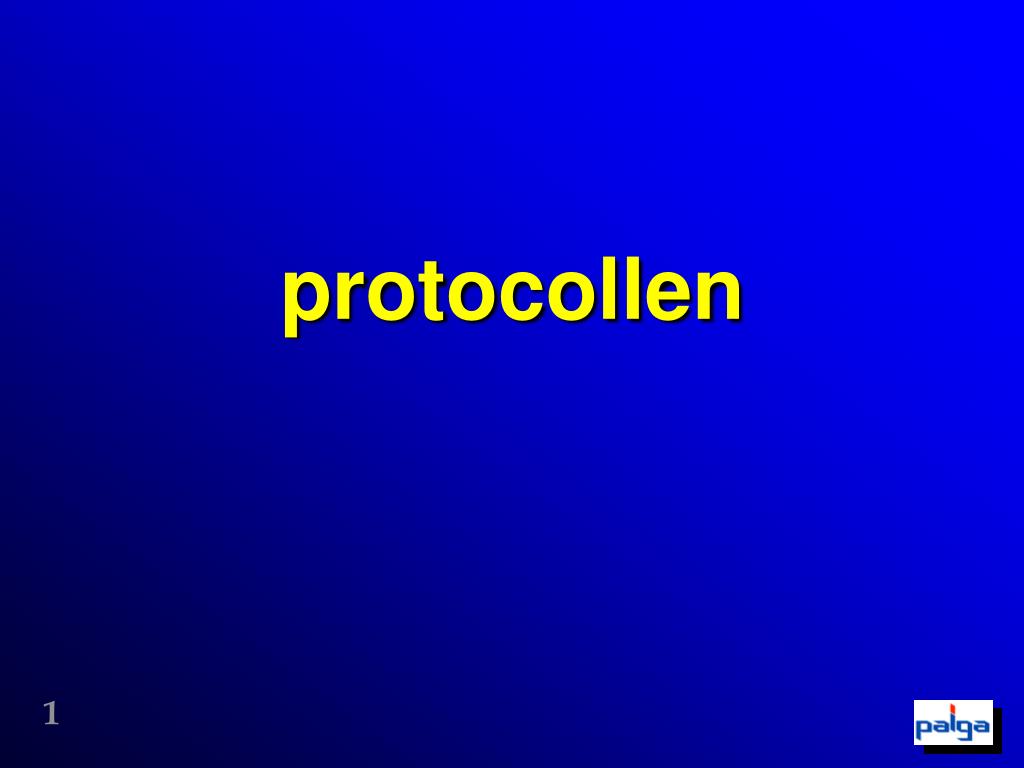 PPT - protocollen PowerPoint Presentation, free download - ID:3963337