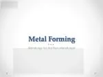 PPT - Sheet Metal Forming PowerPoint Presentation, free download - ID ...