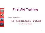 PPT - Allens First Aid Training PowerPoint Presentation, free download ...