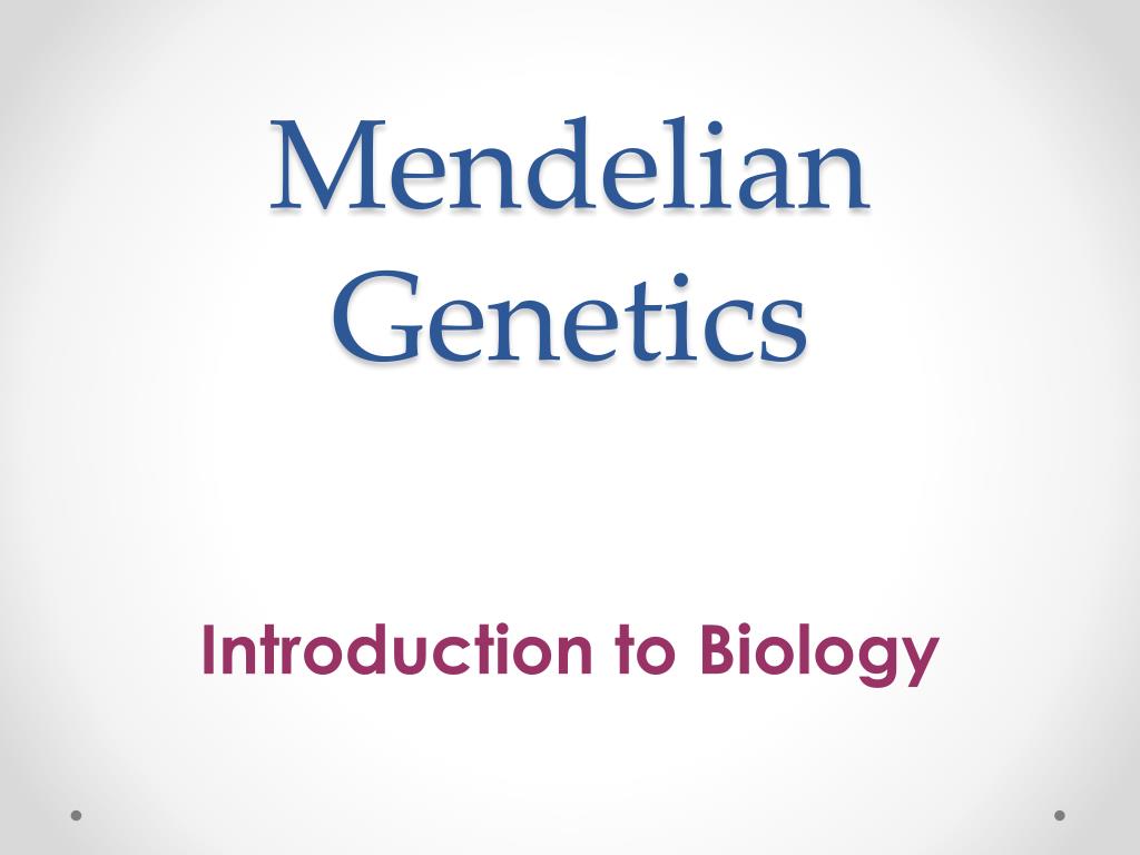 PPT - Mendelian Genetics PowerPoint Presentation, free download - ID ...