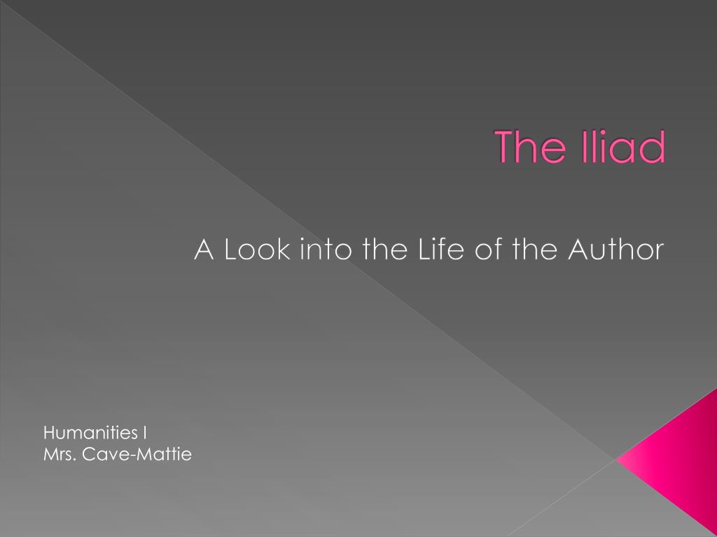 PPT - The Iliad PowerPoint Presentation, free download - ID:3965338