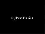 PPT - Basics of Python Programming PowerPoint Presentation, free ...
