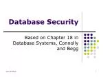 PPT - Chapter 6 – Database Security PowerPoint Presentation, free ...