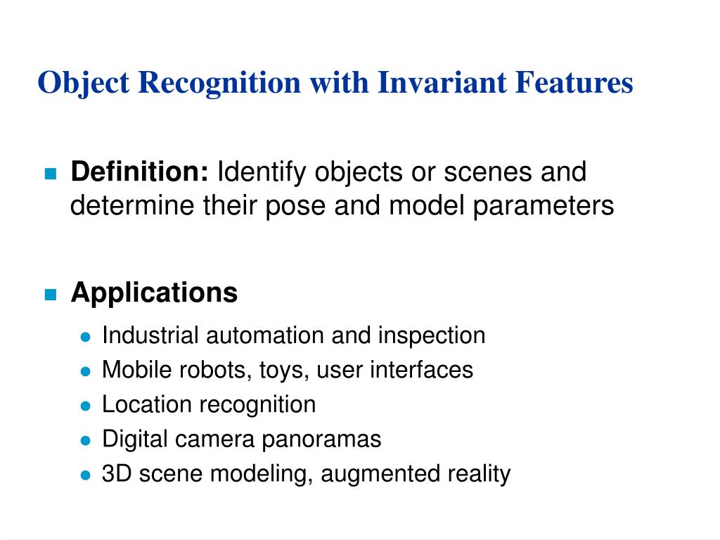 PPT - Object Recognition with Invariant Features PowerPoint Presentation - ID:3967069