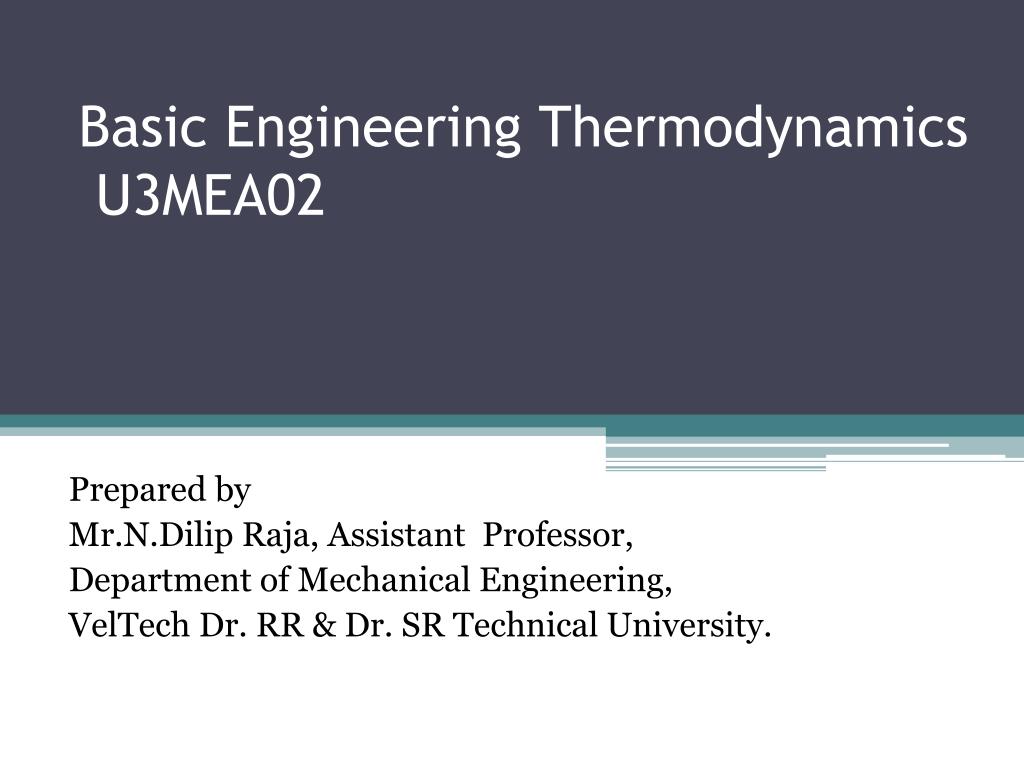 PPT - Basic Engineering Thermodynamics: Systems, Properties, and Laws ...