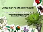 PPT - Consumer Health PowerPoint Presentation, free download - ID:1656573