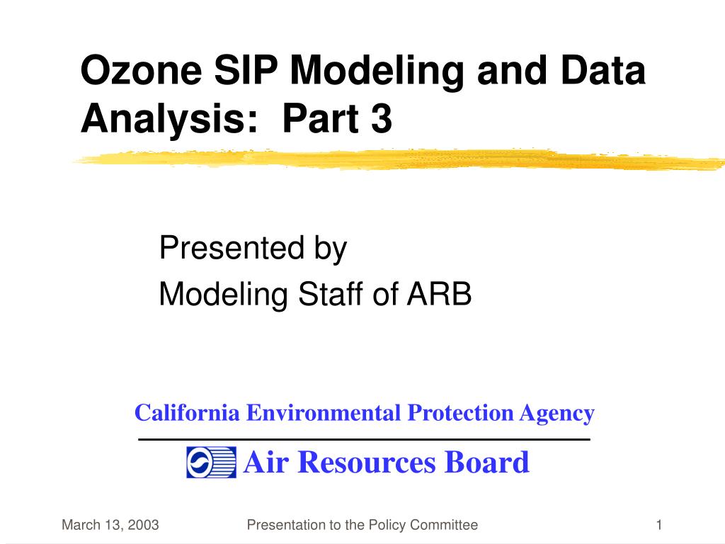 PPT - Ozone SIP Modeling and Data Analysis: Part 3 PowerPoint ...
