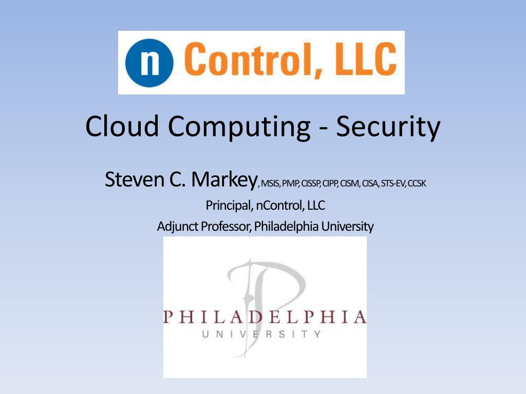 PPT - Cloud Computing - Security PowerPoint Presentation, free download ...