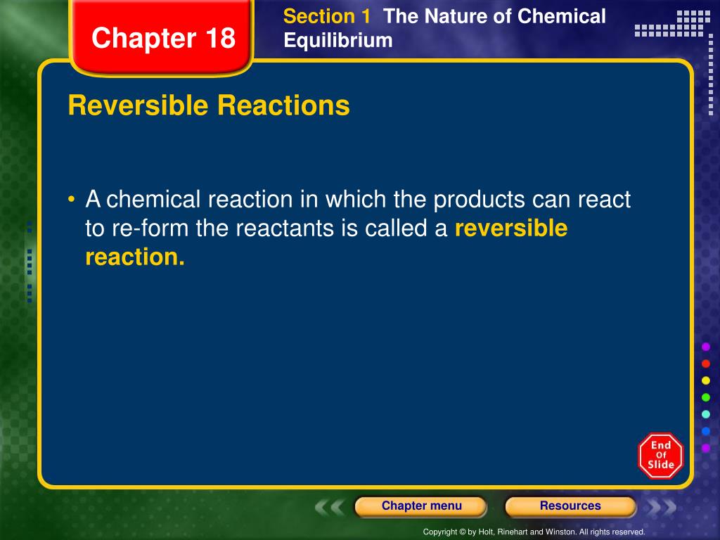 PPT - Reversible Reactions PowerPoint Presentation, free download - ID ...