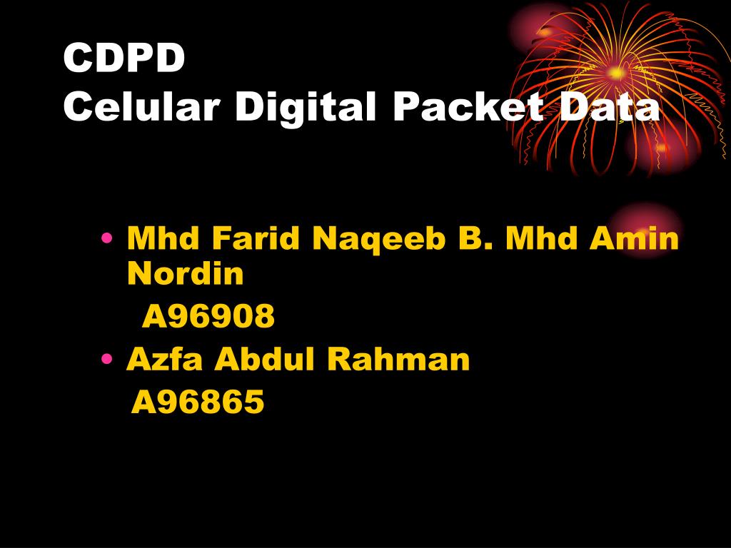 PPT - CDPD Celular Digital Packet Data PowerPoint Presentation, free ...