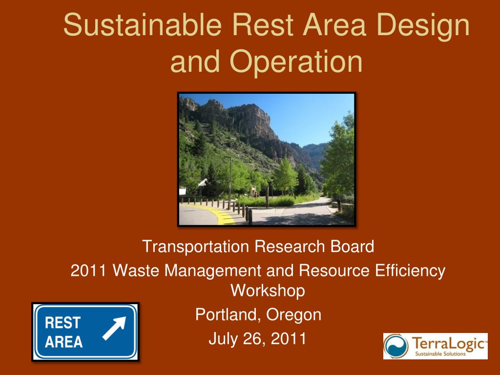 PPT - Sustainable Rest Area Design and Operation PowerPoint ...