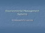 PPT - Environmental Management Systems (EMS) PowerPoint Presentation ...