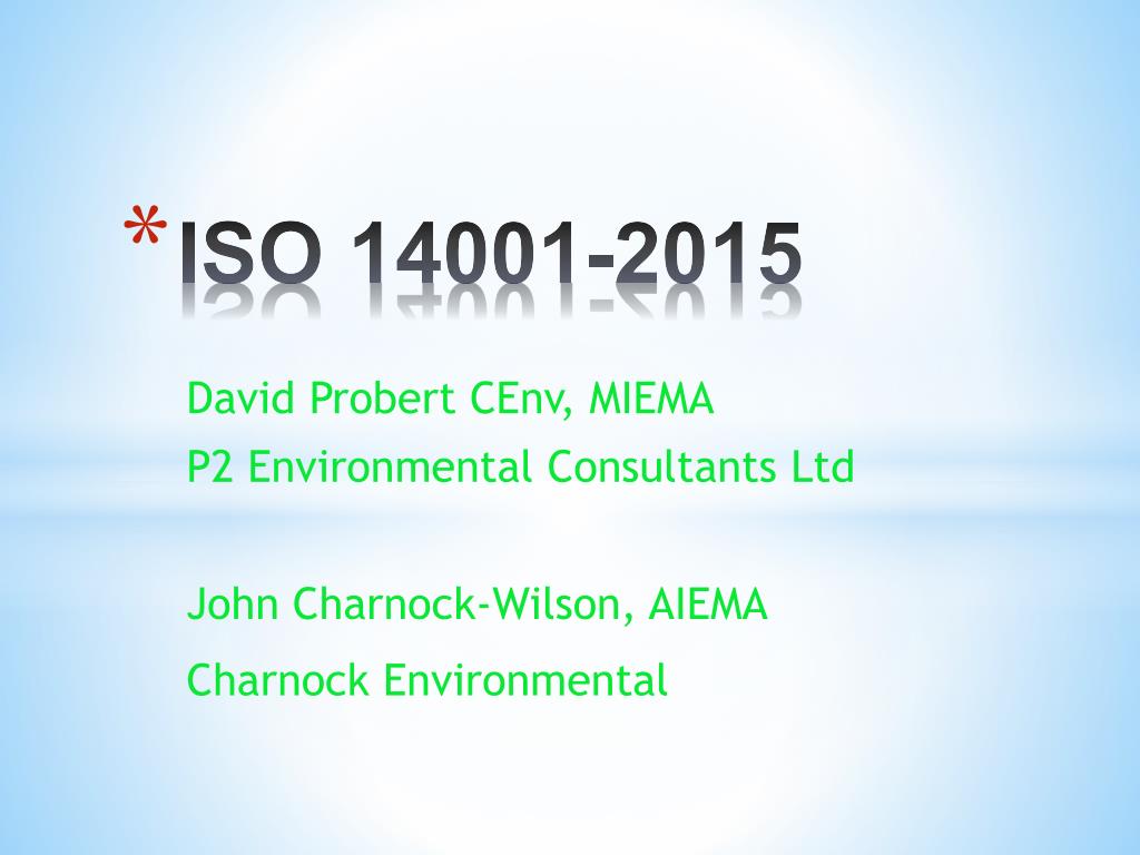 PPT - ISO 14001-2015 PowerPoint Presentation, free download - ID:3979198