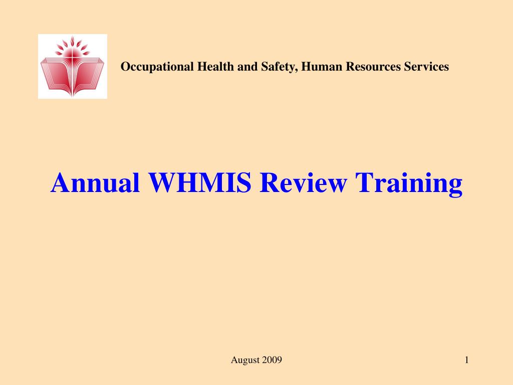 PPT - Annual WHMIS Review Training PowerPoint Presentation, free ...