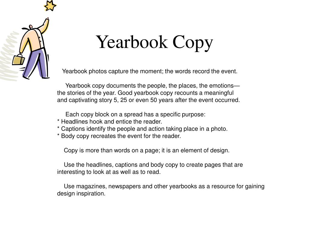PPT - Yearbook Copy PowerPoint Presentation, free download - ID:3987295