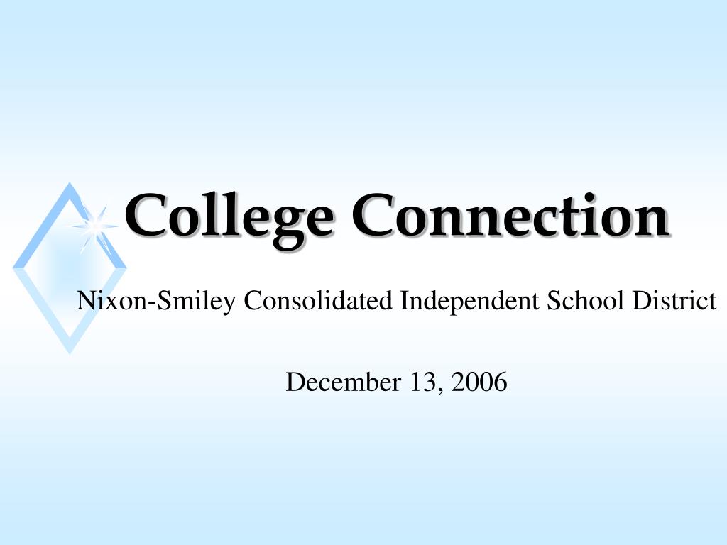 PPT - College Connection PowerPoint Presentation, free download - ID ...