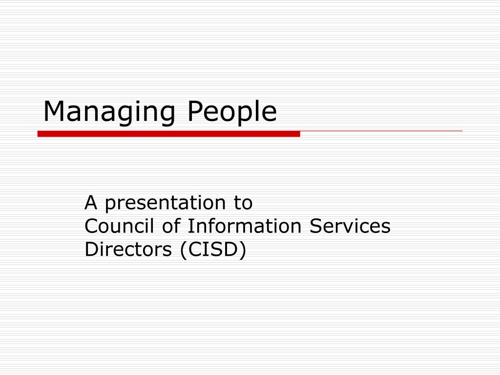 PPT - Managing People PowerPoint Presentation, free download - ID:3988095