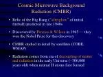 PPT - Cosmic Microwave Background PowerPoint Presentation, free ...