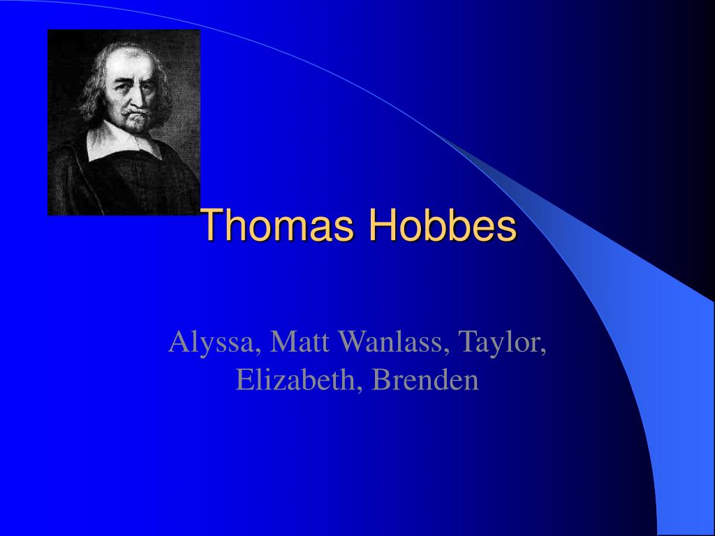 PPT - Thomas Hobbes PowerPoint Presentation, free download - ID:3989767