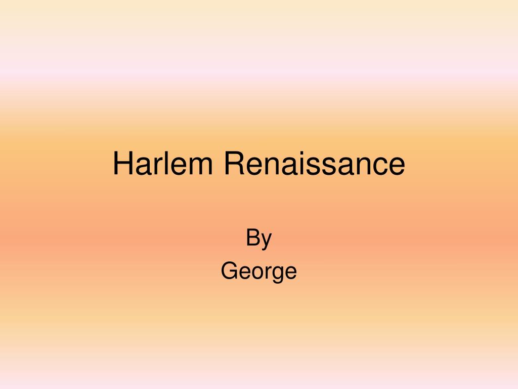PPT - Harlem Renaissance PowerPoint Presentation, free download - ID ...