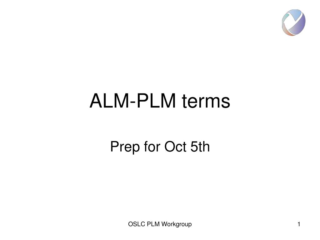 PPT - ALM-PLM terms PowerPoint Presentation, free download - ID:3990013