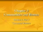 PPT - Chapter 3 Communities, Biomes, and Ecosystems PowerPoint ...