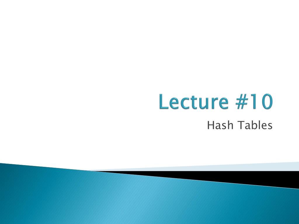 PPT - Lecture #10 PowerPoint Presentation, free download - ID:3991021