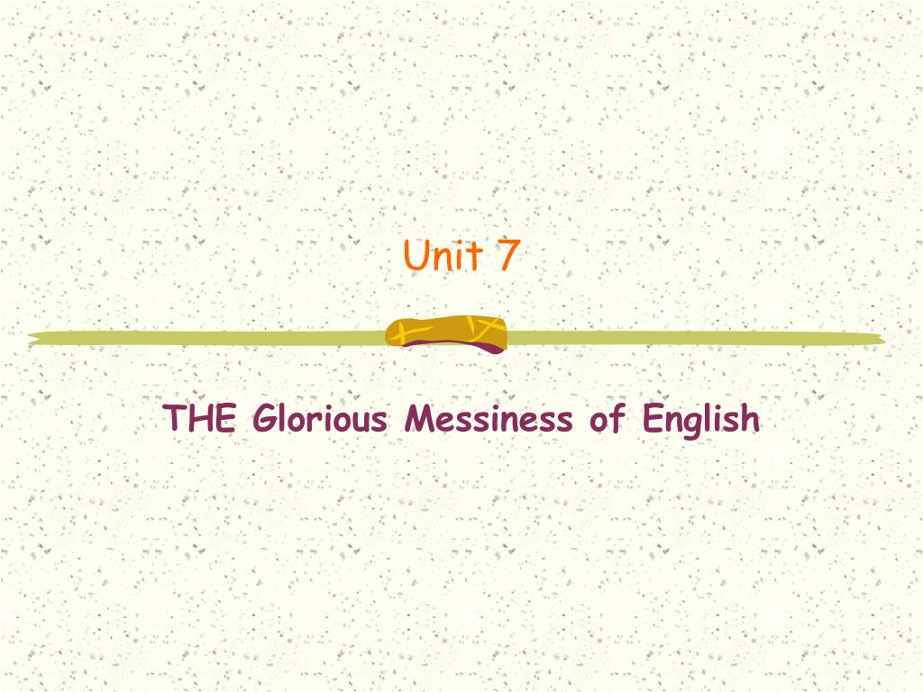 PPT - Unit 7 PowerPoint Presentation, free download - ID:3994829