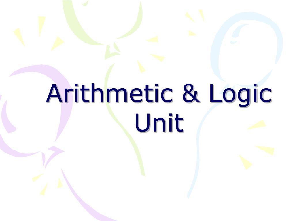 PPT - Arithmetic & Logic Unit PowerPoint Presentation, free download ...