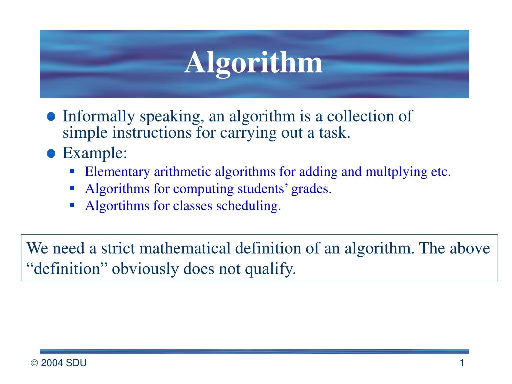 PPT - Algorithm PowerPoint Presentation, free download - ID:3997835