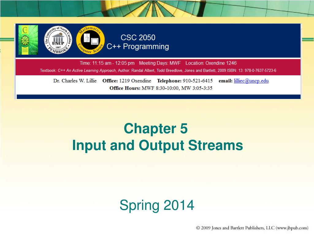 PPT - Chapter 5 Input and Output Streams PowerPoint Presentation, free download - ID:3998740