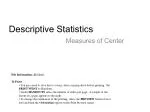 PPT - Previous Lecture: Descriptive Statistics PowerPoint Presentation ...