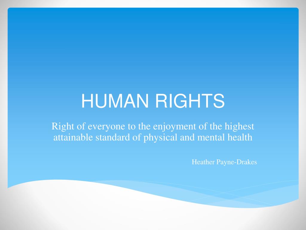 PPT - HUMAN RIGHTS PowerPoint Presentation, free download - ID:4001538