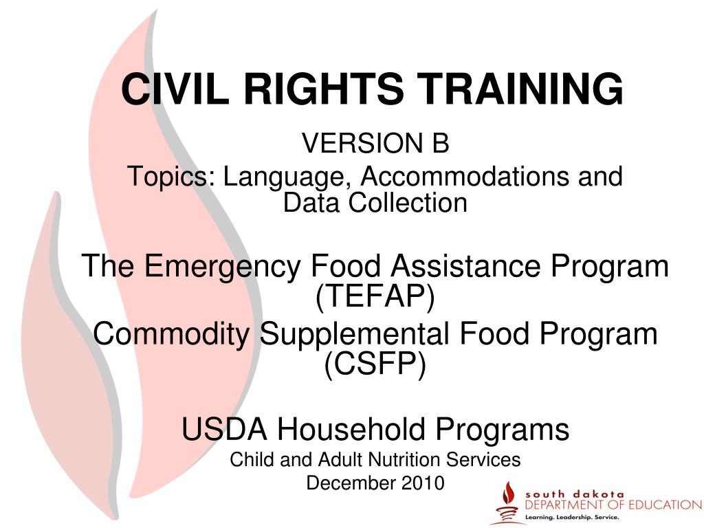 PPT - CIVIL RIGHTS TRAINING PowerPoint Presentation, free download - ID ...