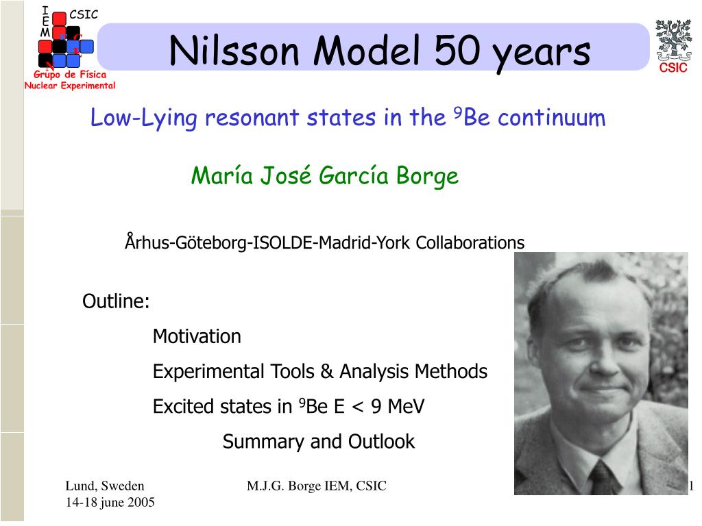 PPT - Nilsson Model 50 years PowerPoint Presentation, free download ...
