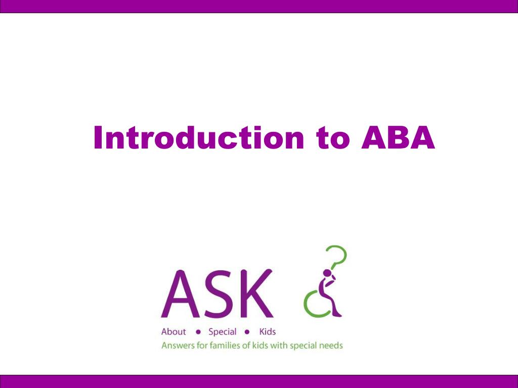 PPT - Introduction to ABA PowerPoint Presentation, free download - ID ...