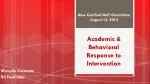 PPT - Response to Intervention III SW Behavioral Assessment PowerPoint ...