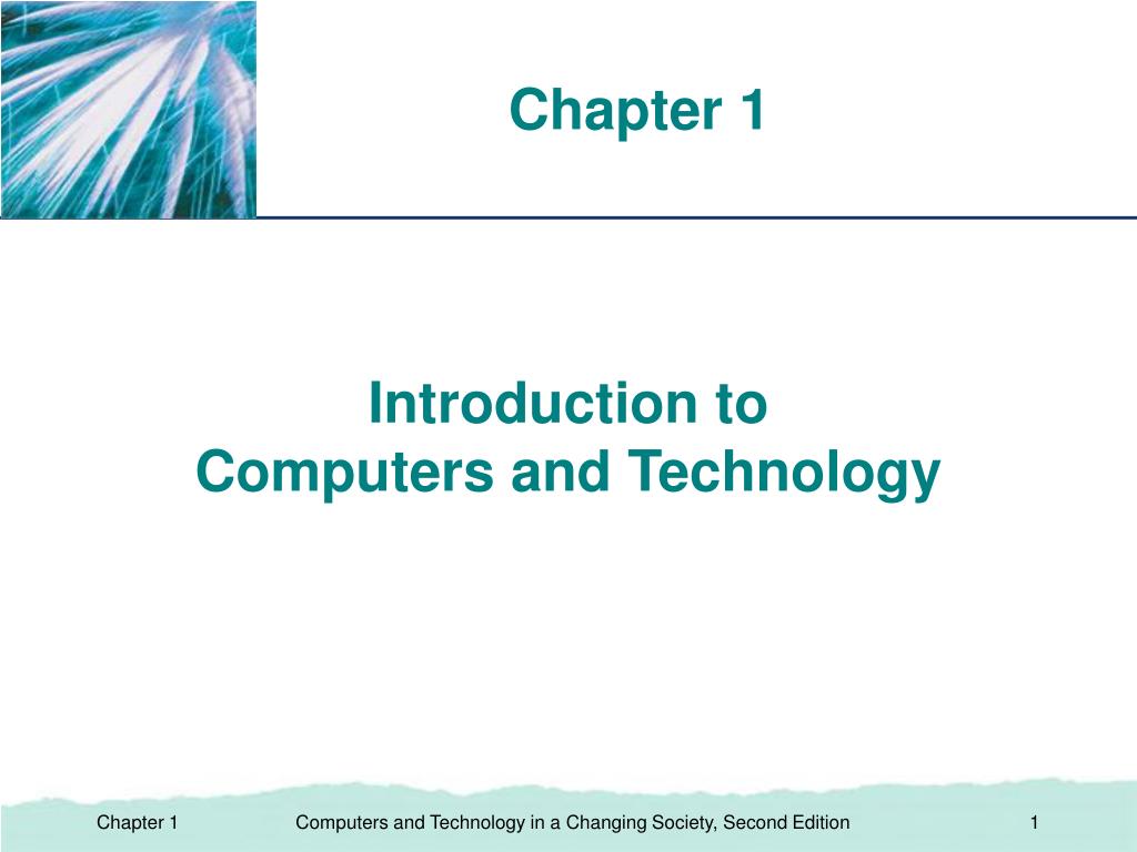 PPT - Introduction to Computers and Technology PowerPoint Presentation ...